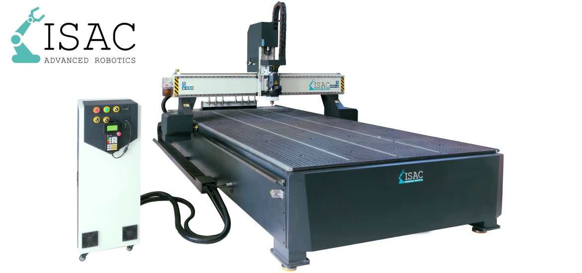 CNC Router Vacuum - ATC 1300x2500x200 - Isac Advanced Robotics