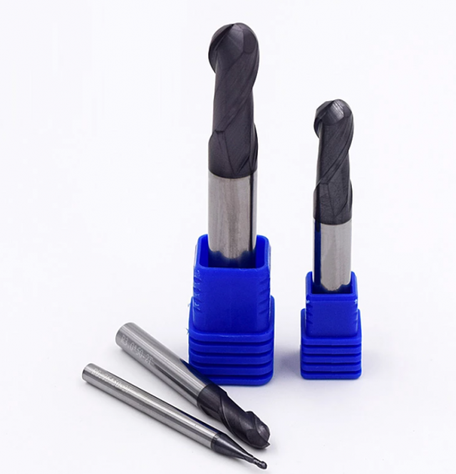 Ball nose κονδύλι - D1mm - Κοπή 2mm - Isac Advanced Robotics